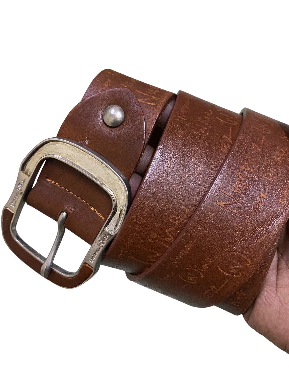 Number (N)ine × Vintage 💥FinalDrop⏰Vintage Number nine Monogram Leather ...