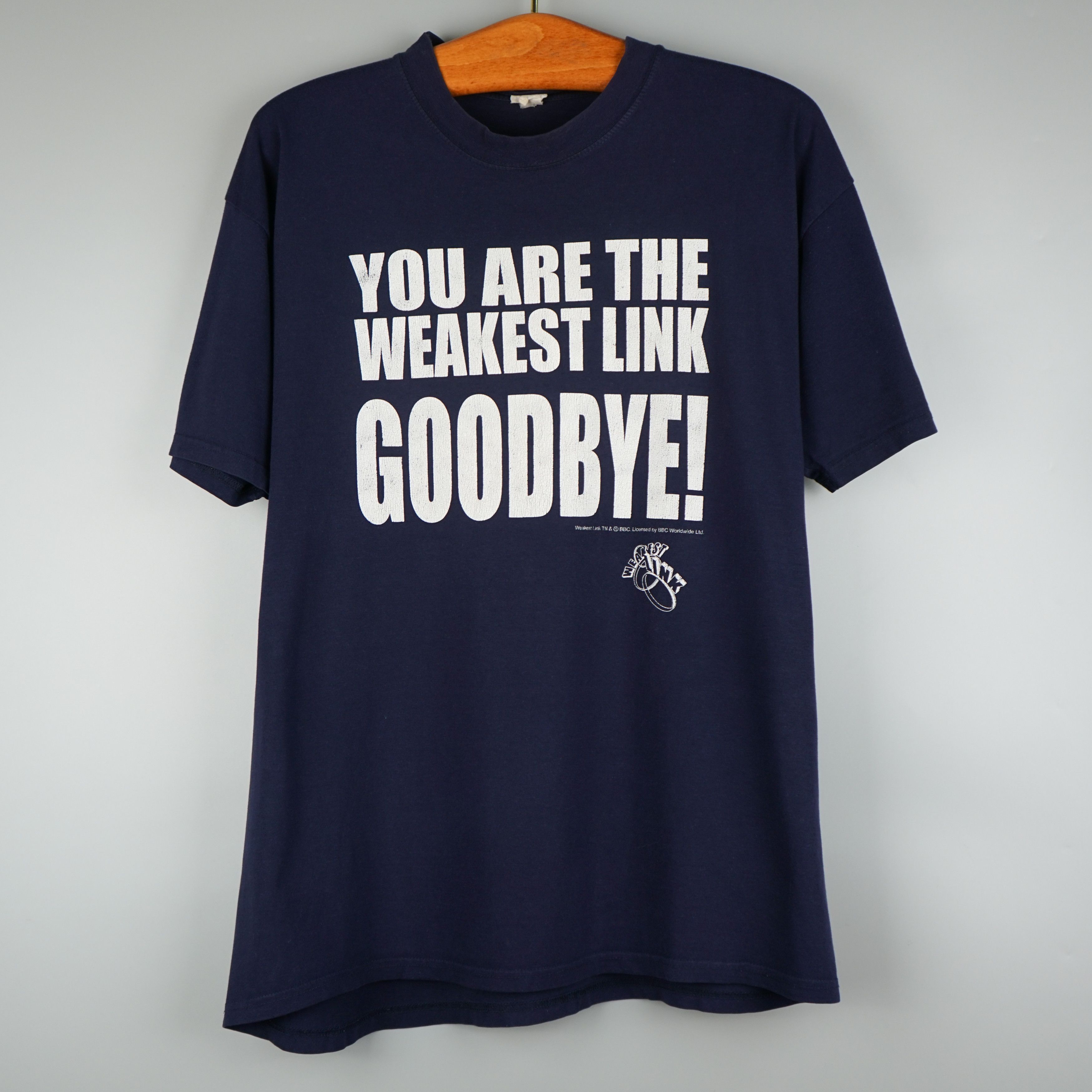 Movie × Vintage 1999 The Weakest Link t-shirt | Grailed
