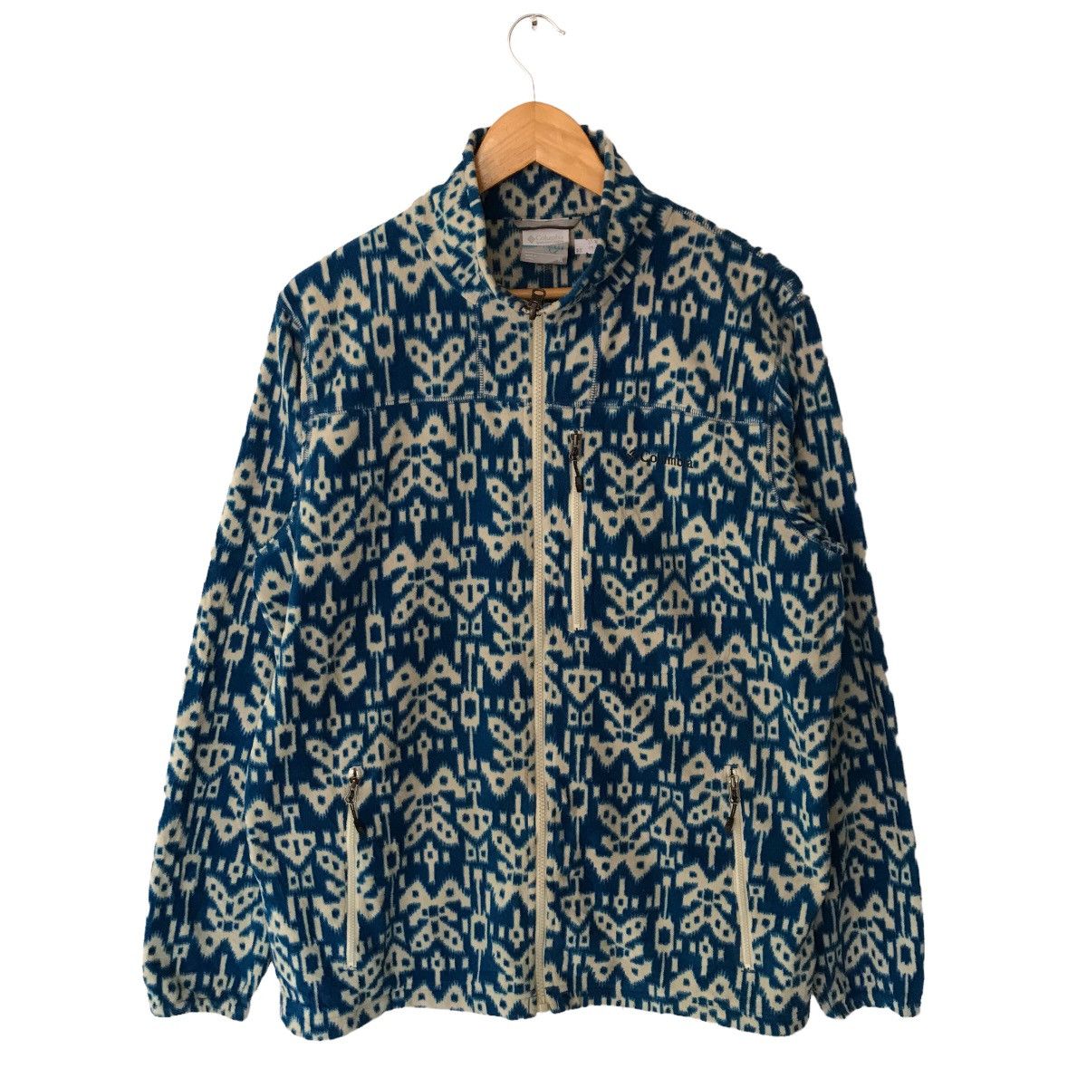 Columbia × Vintage Columbia Navajo fleece jacket | Grailed