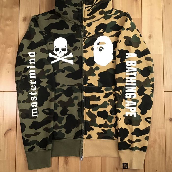 Bape 🔥Isetan Limited BAPE vs mastermind Full zip hoodie MMJ camo | Grailed