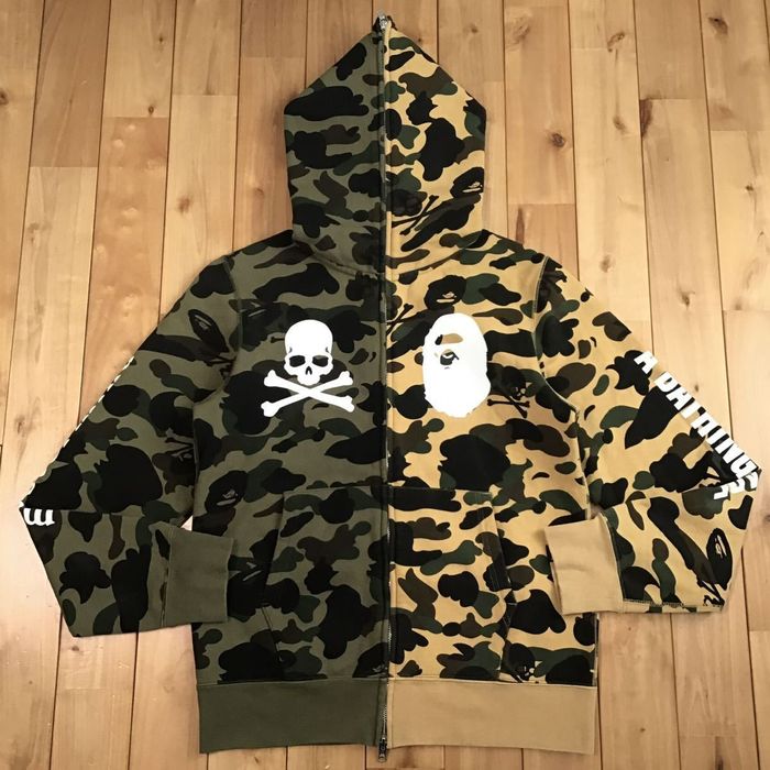 Bape 🔥Isetan Limited BAPE vs mastermind Full zip hoodie MMJ camo | Grailed