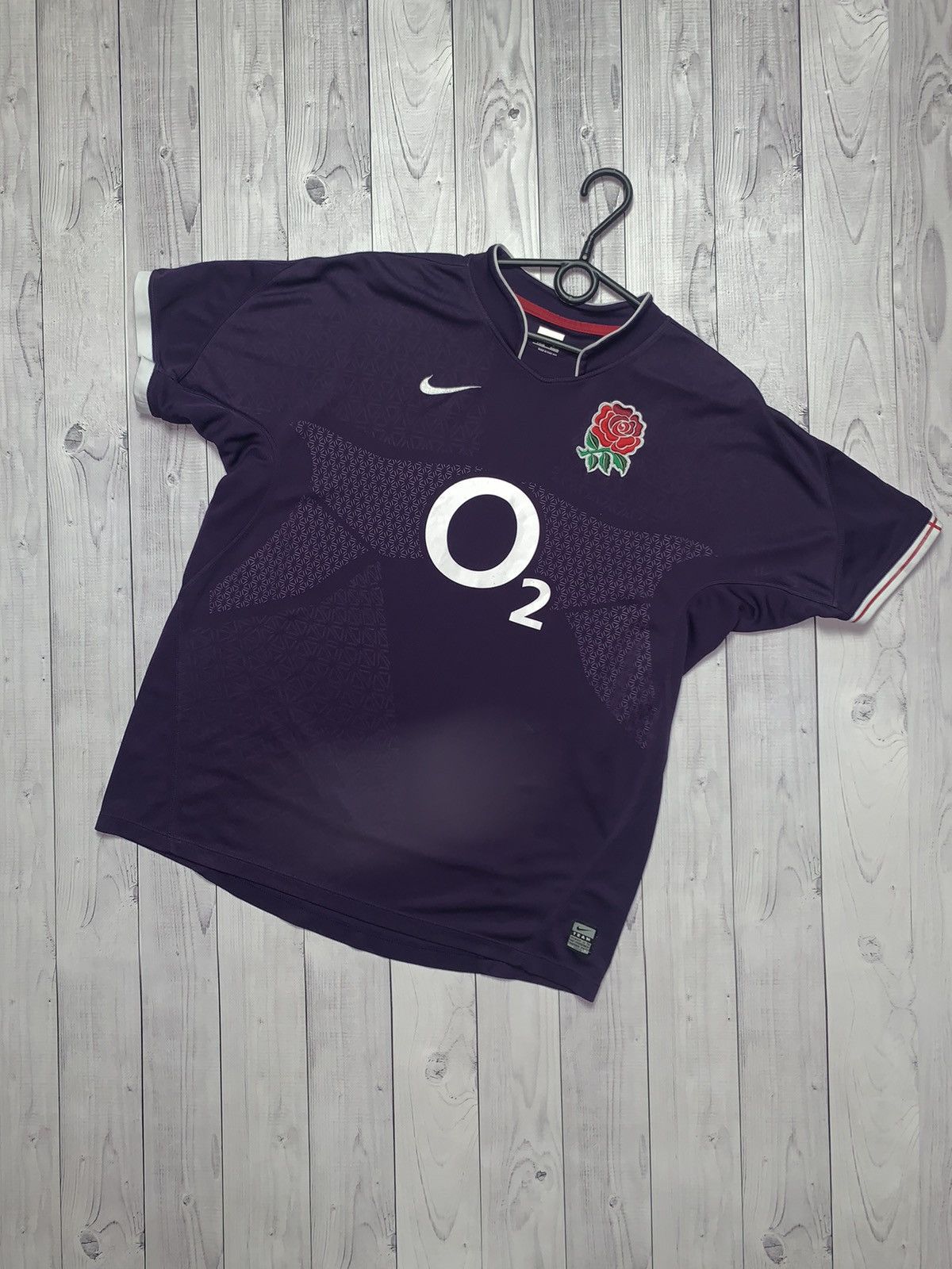 Nike × Vintage Vintage Nike purple rugby jersey England size M | Grailed