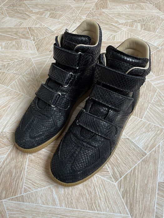 Vintage Archive Rare Maison Margiela Snake Skin Italy Hi Top Shoes ...