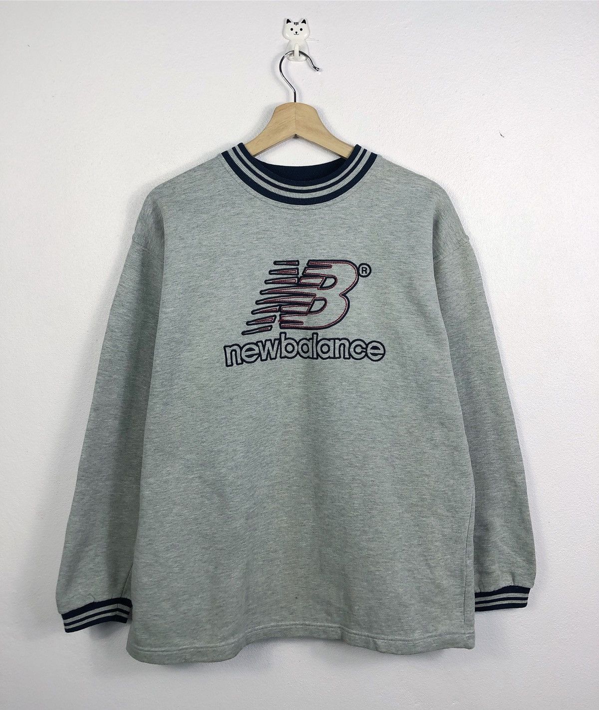 New Balance Rare Vintage New Balance Embroidery Sweatshirt | Grailed