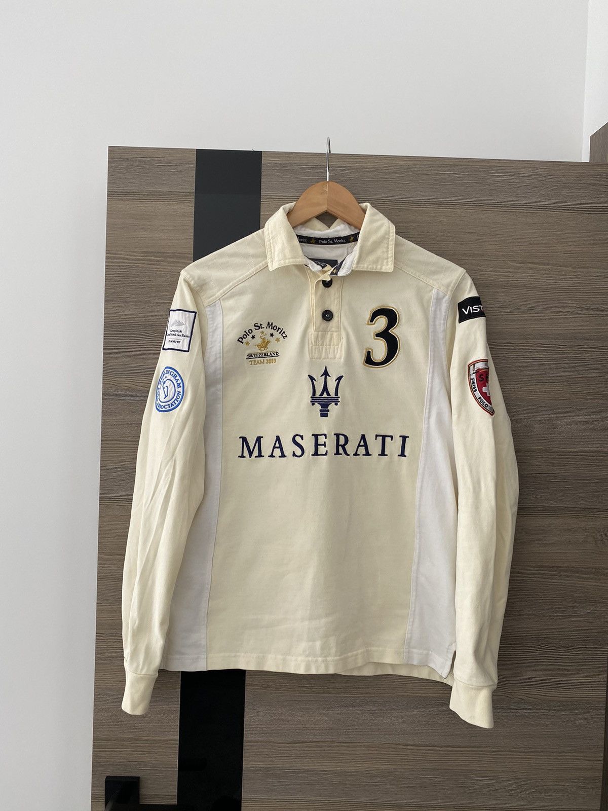 Cartier × Vintage Vintage Cartier St.Moritz Maserati Rugby Polo Shirt ...