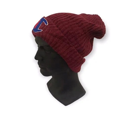 Champion Champion Big Logo Knit Beanie Hat | Grailed