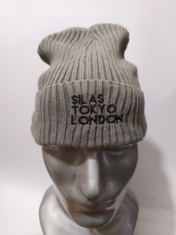 Japanese Brand Silas Japan Beanie Hats embroidery logo design | Grailed