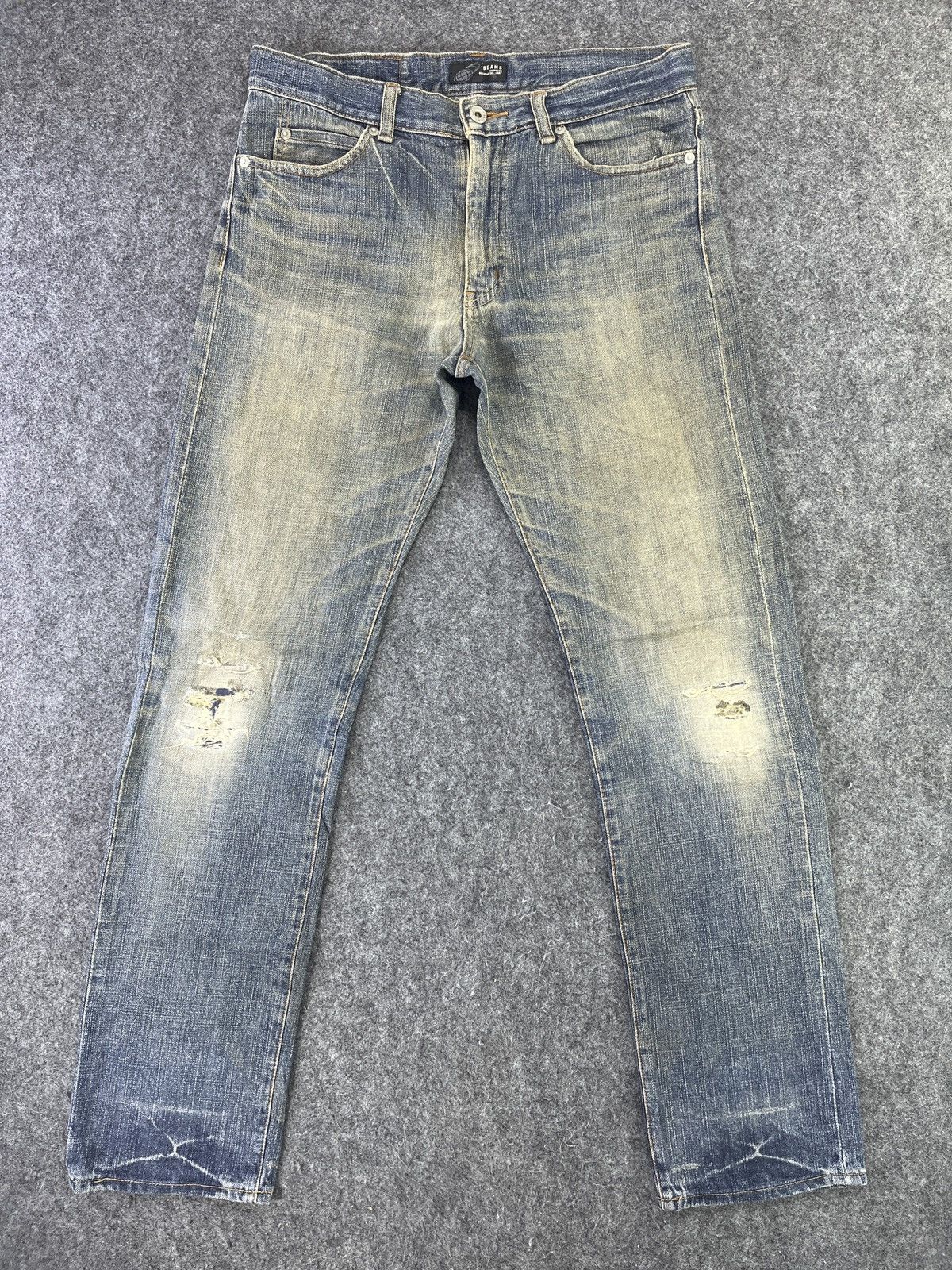 Beams Plus Beams Plus Distressed Jeans Rusty Denim - J791 | Grailed