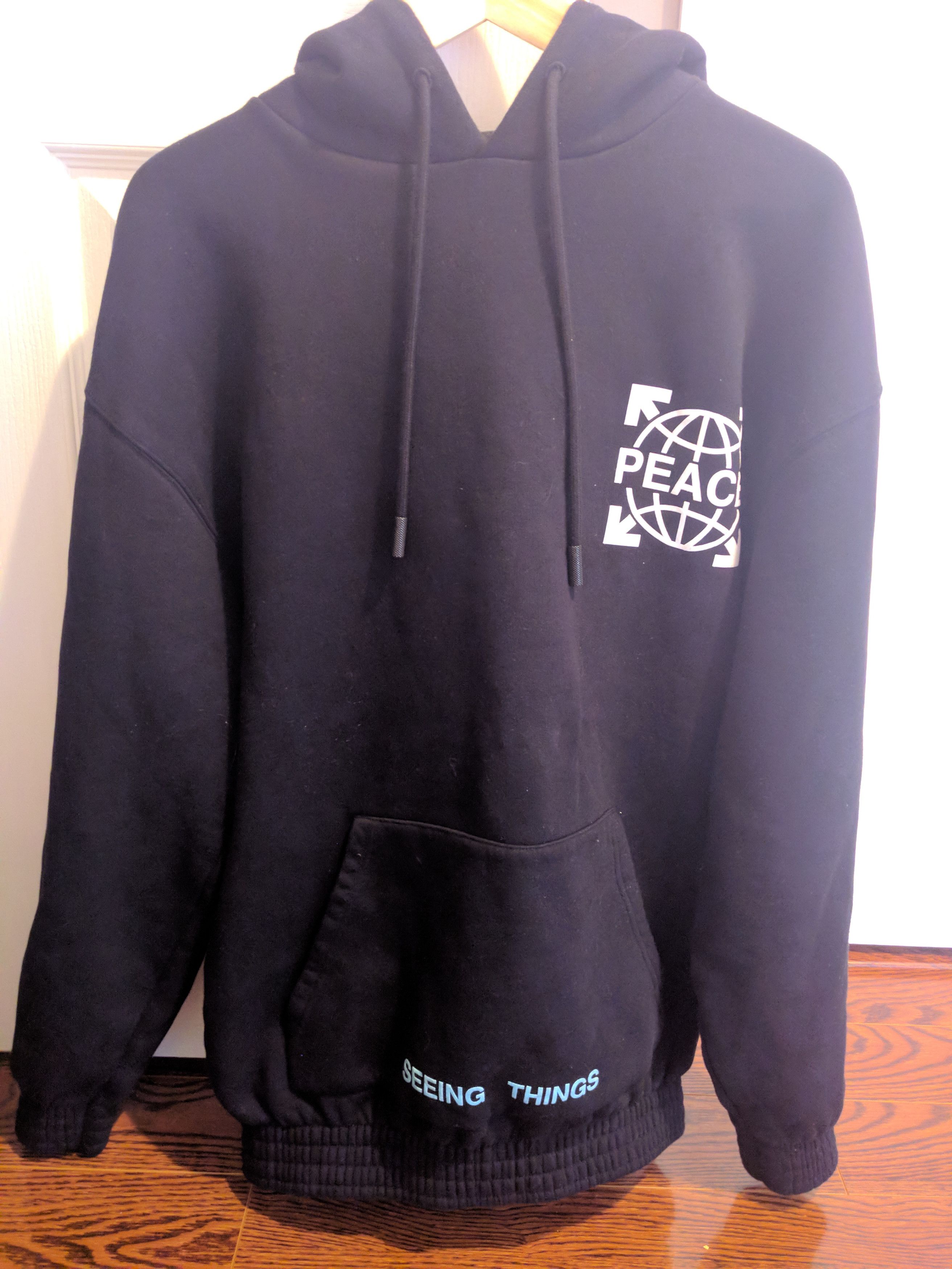 Off-White Off-White Peace "Seeing Things" Hoodie | Grailed