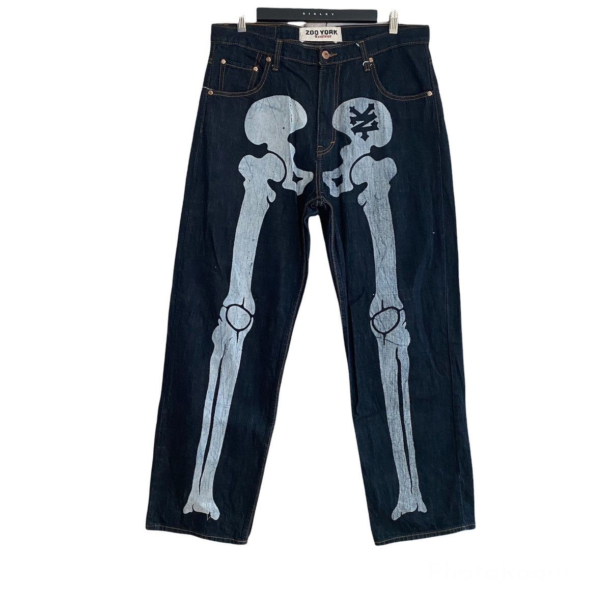 Streetwear × Zoo York Zoo York Denim Skeleton Jeans | Grailed