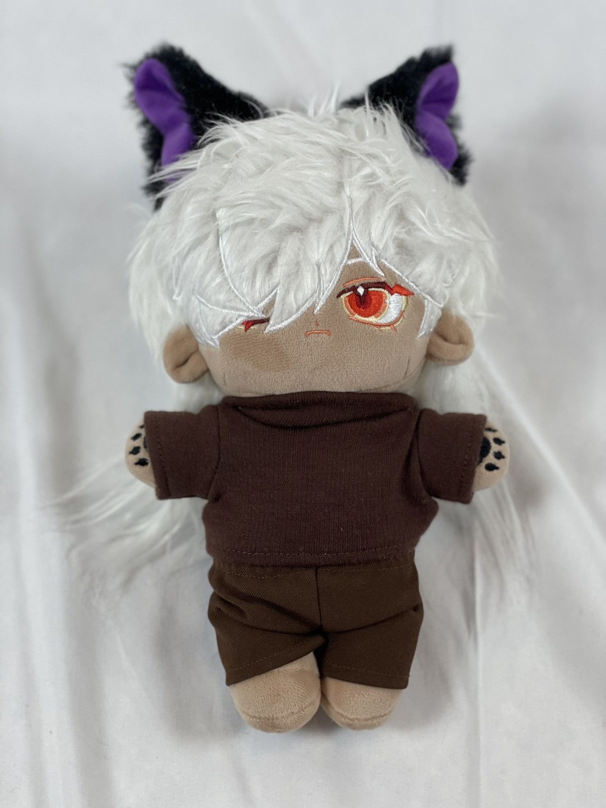 Japanese Brand Anime Genshin Impact Cyno Plush Doll Stuffed White Hair ...
