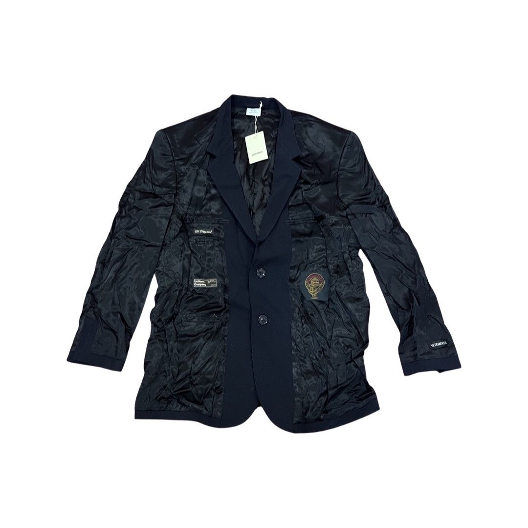 Vetements Inside out satin blazer jacket | Grailed