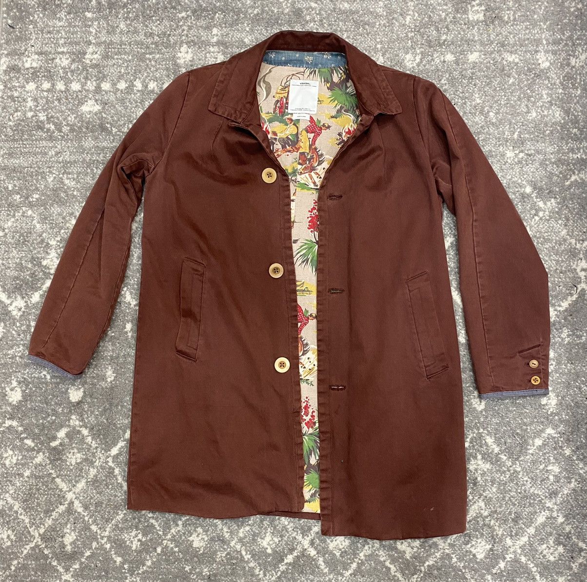 Visvim Mies Coat with Cowboy Lining | Grailed
