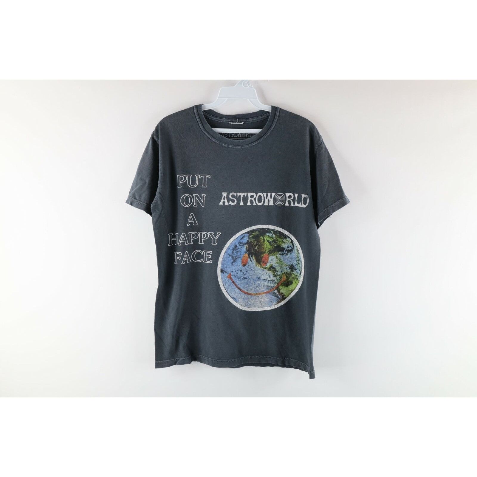 Travis Scott Astroworld Travis Scott Faded Spell Out Rap Tee T-Shirt ...