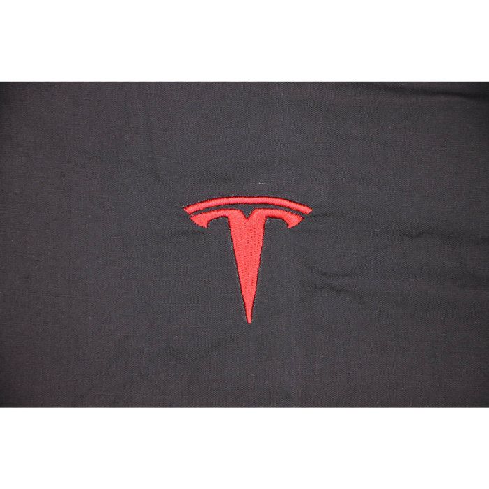 Tesla Tesla Cars Uniform Employee Embroidered Black Shirt | Grailed