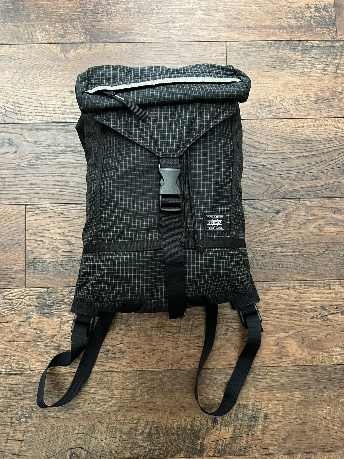 Porter Porter japan reflective striped backpack | Grailed