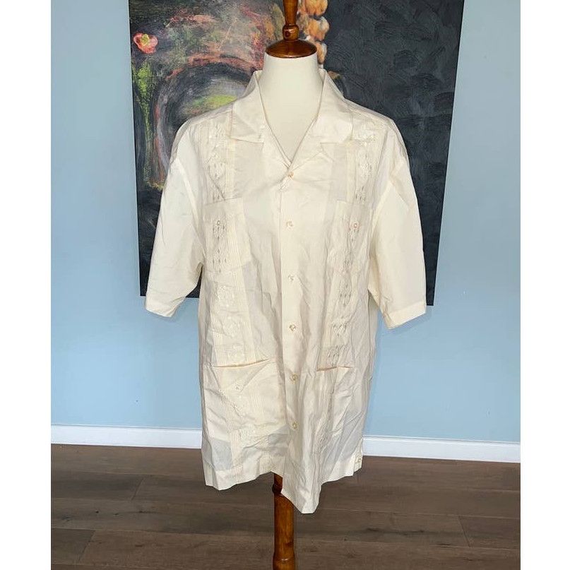 Cubavera Guayabera Shirt by Cubavera Four Linen-blend, Short Sleeves ...
