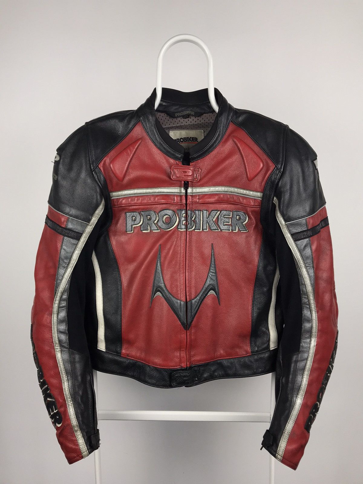 Racing × Rare × Vintage Vintage Pro Biker Moto Racing Leather Jacket ...