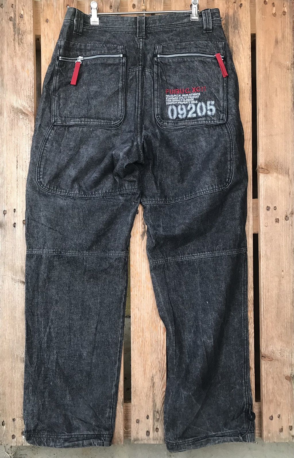 Archival Clothing 90s Vintage FUBU Collection Pocket Hip Hop Baggy Denim | Grailed
