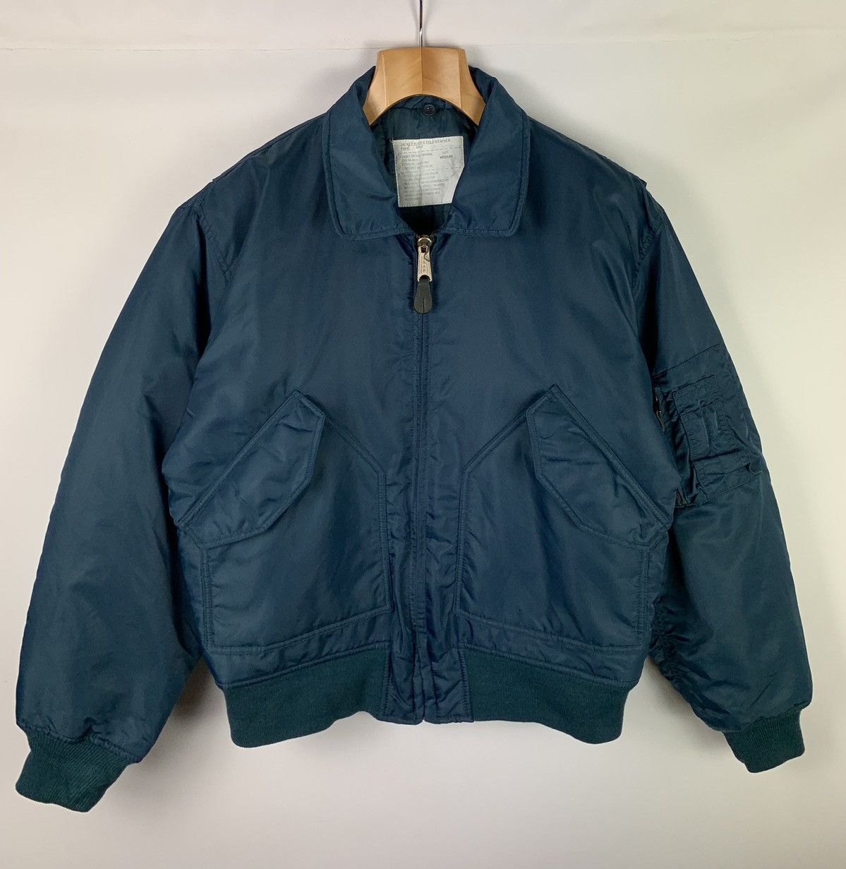 Streetwear × Vintage Flyer’s cold weather vintage Ma-2 bomber jacket military | Grailed