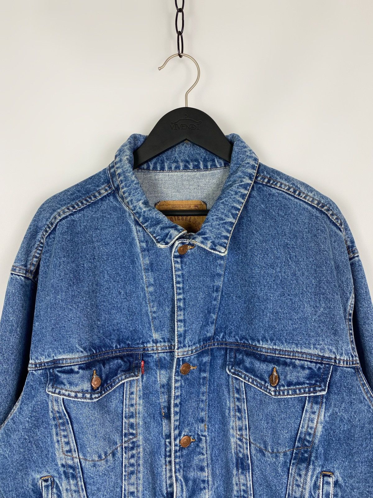 Diesel 1990’s Vintage Diesel Boxy Washed Denim Jacket Made in Italy ...
