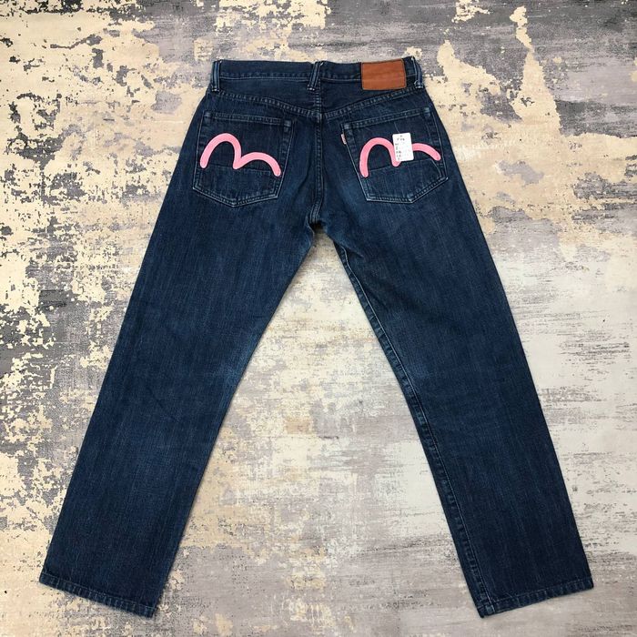 Evisu P24 EVISU JAPAN PINK SKINNY JEANS | Grailed