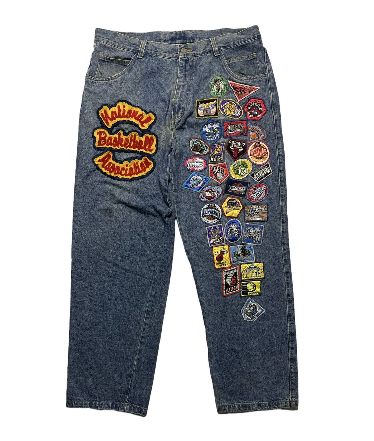 Jeff Hamilton × NBA × Vintage Vintage Jeff Hamilton NBA Full Patches ...