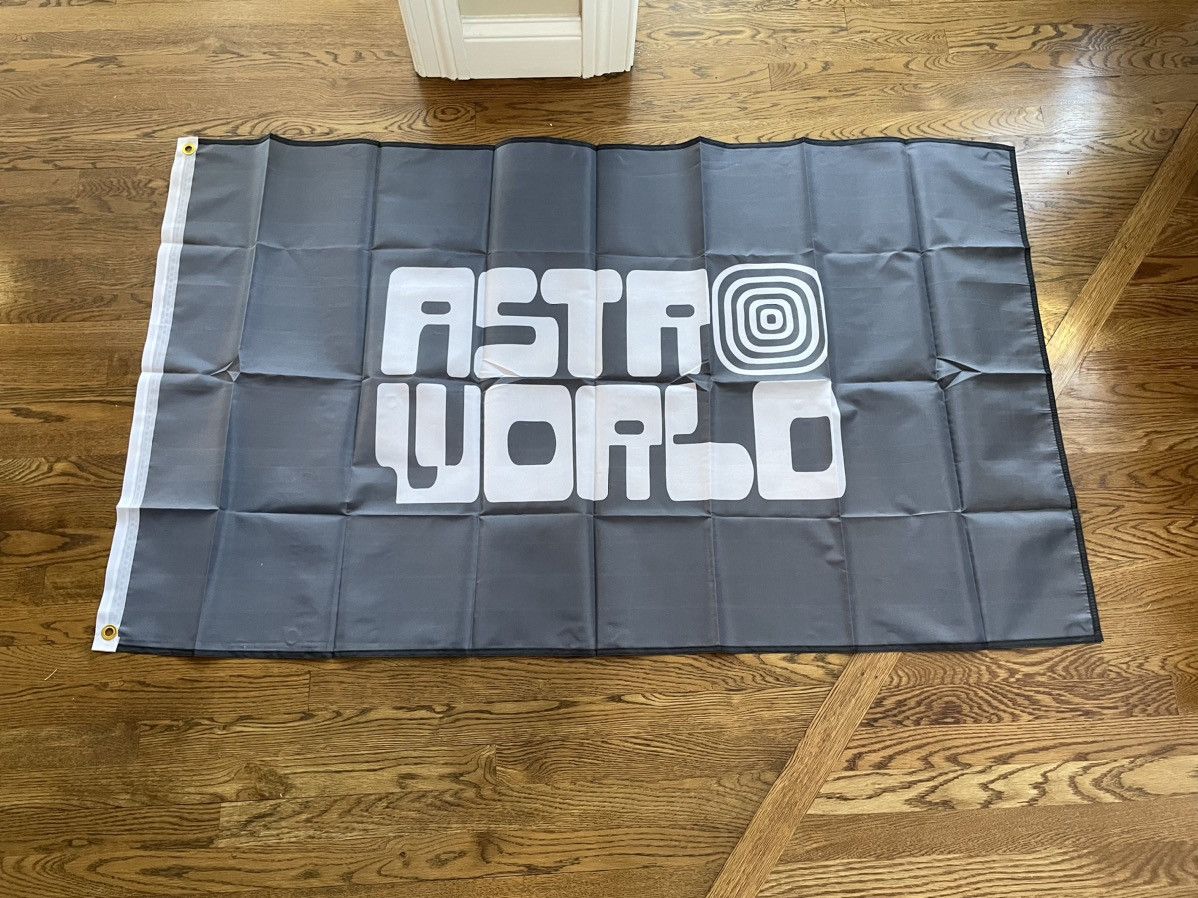 Travis Scott Astroworld Festival Flag Black White 3’x5’ Cactus Jack ...