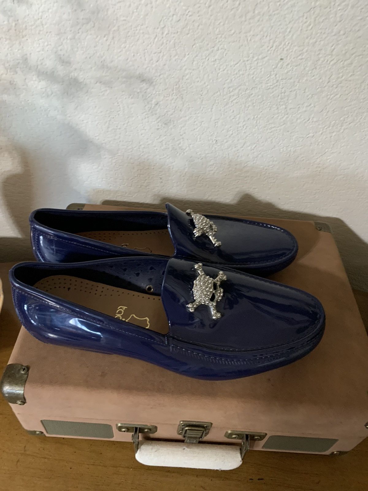 Vivienne Westwood Rubber slip ons w/ Skull& Bones | Grailed