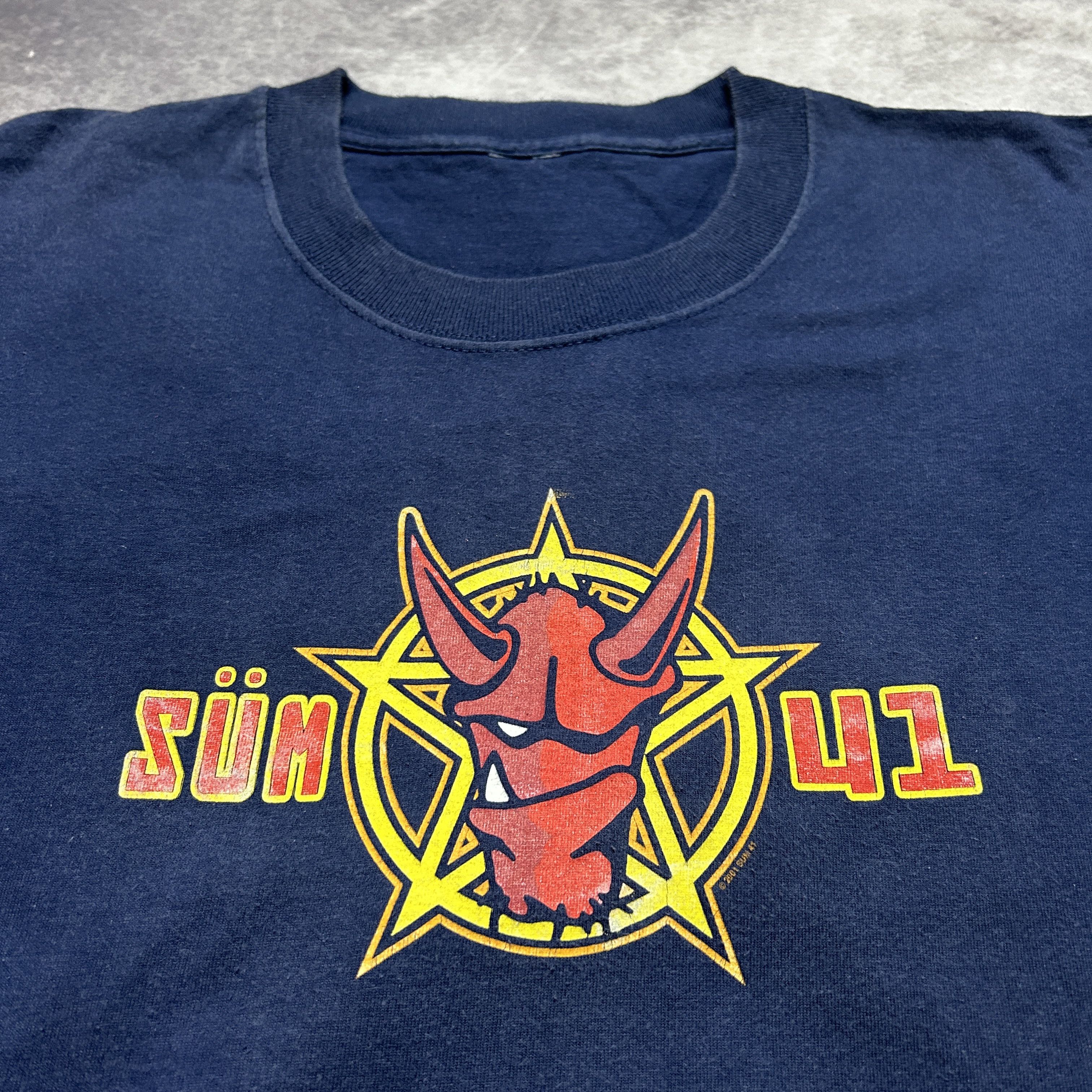 Vintage Vintage Sum 41 Hellboy 2001 Band T-shirt | Grailed