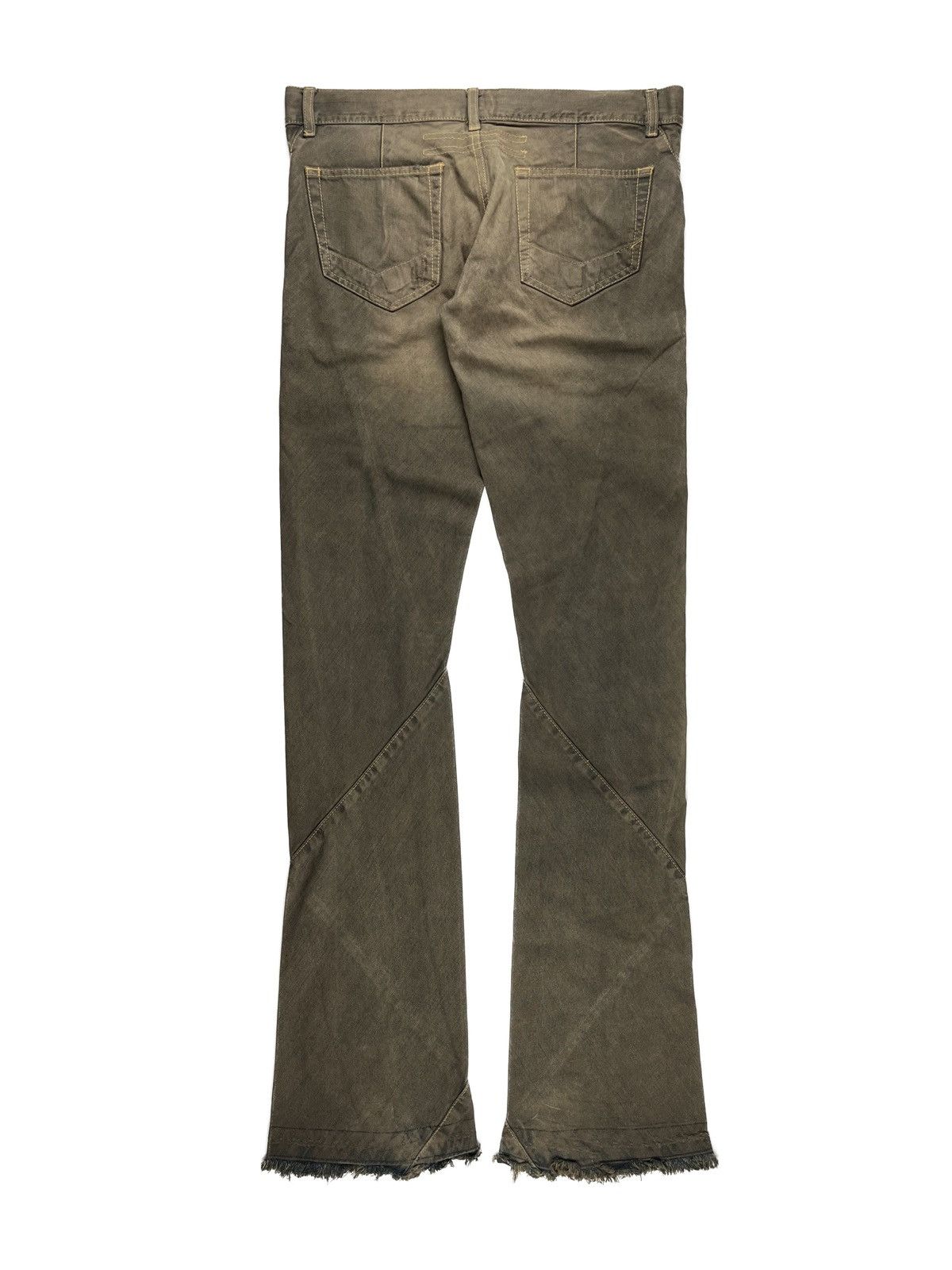 Rick Owens Fw06 Rick Owens Spiral Cut Flared Denim Jeans Dustulator 2918