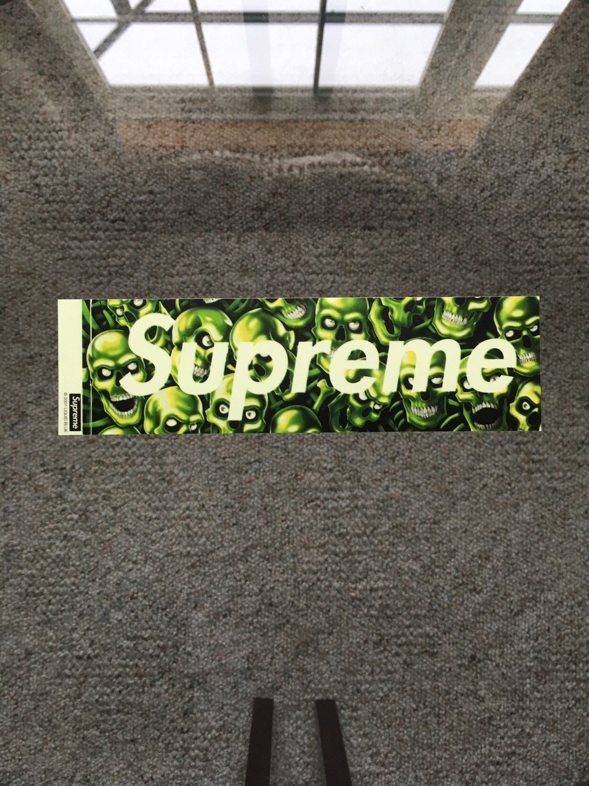 Supreme Supreme Skull Pile Sticker | Grailed