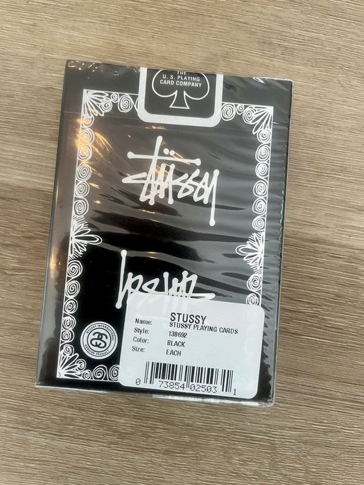 Stussy Deadstock STUSSY x Bicycle Playing Cards Deck Black (1x) | Grailed