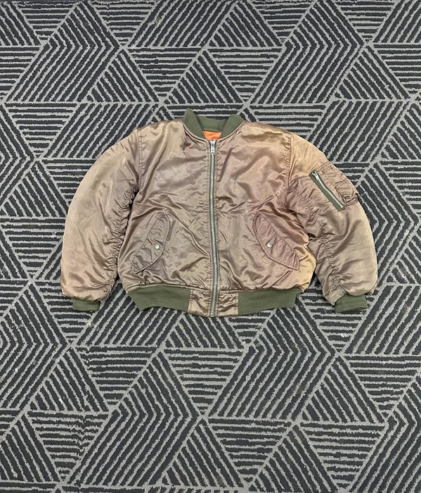 Vintage Vintage Military Style Type MA-1 Reversible Bombers Jacket | Grailed