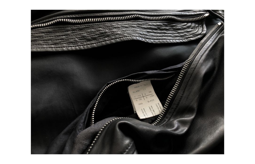 Rick Owens SS11 Intarsia Lamb Leather Jacket | S / EU46 | Grailed