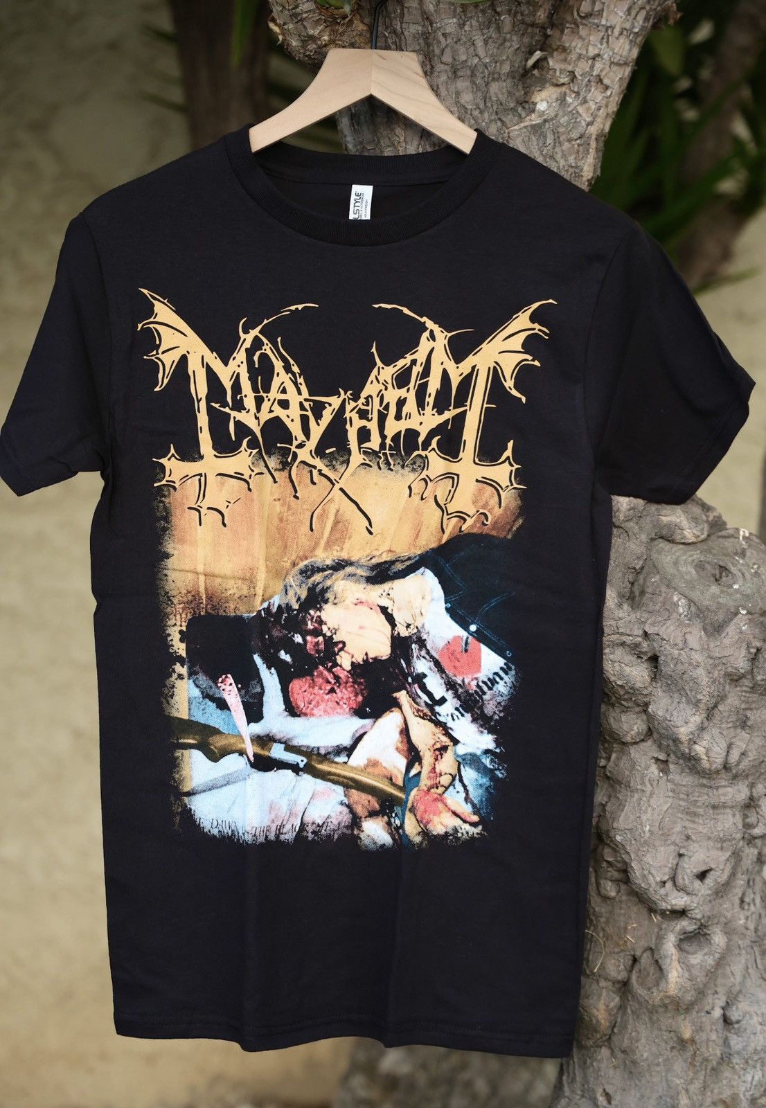 Band Tees Deadstock Mayhem Shotgun Murder Graphic Tee | Grailed