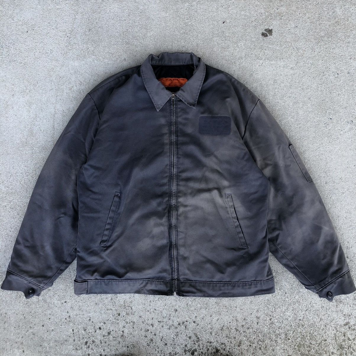 Vintage 1990s Sunfaded Work Jacket | Grailed