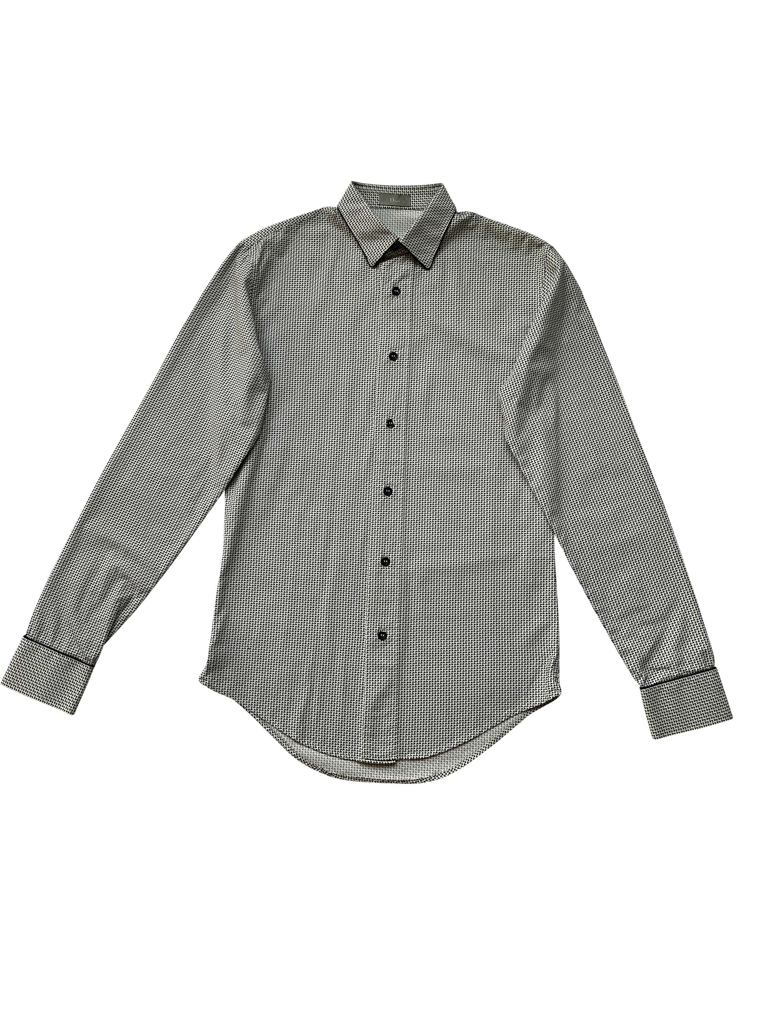 Dior × Hedi Slimane ⚡️QUICK SALE⚡️2005 Hedi Slimane Dior Pattern Shirt ...