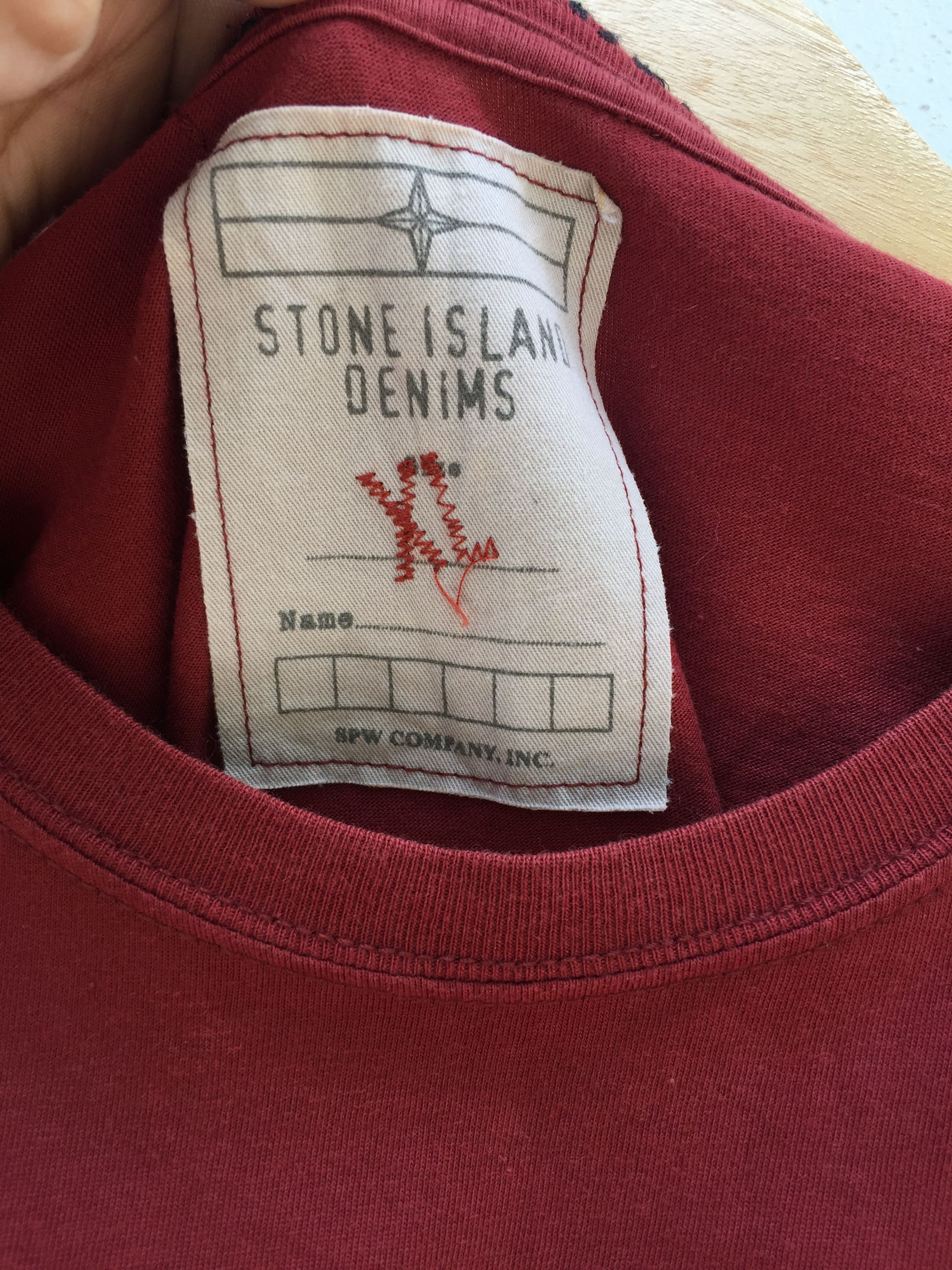 Stone Island Stone Island Denims Spellout Long Sleeve | Grailed