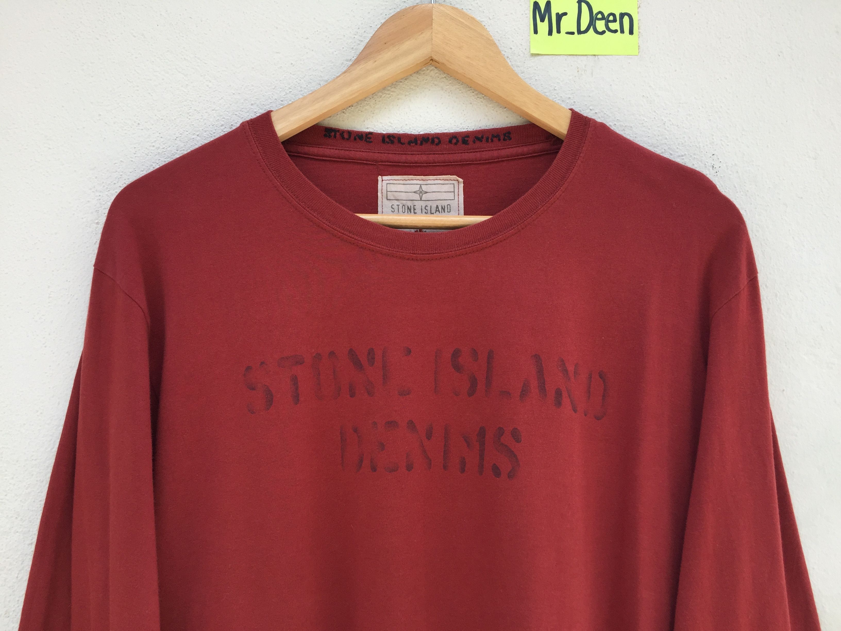 Stone Island Stone Island Denims Spellout Long Sleeve | Grailed