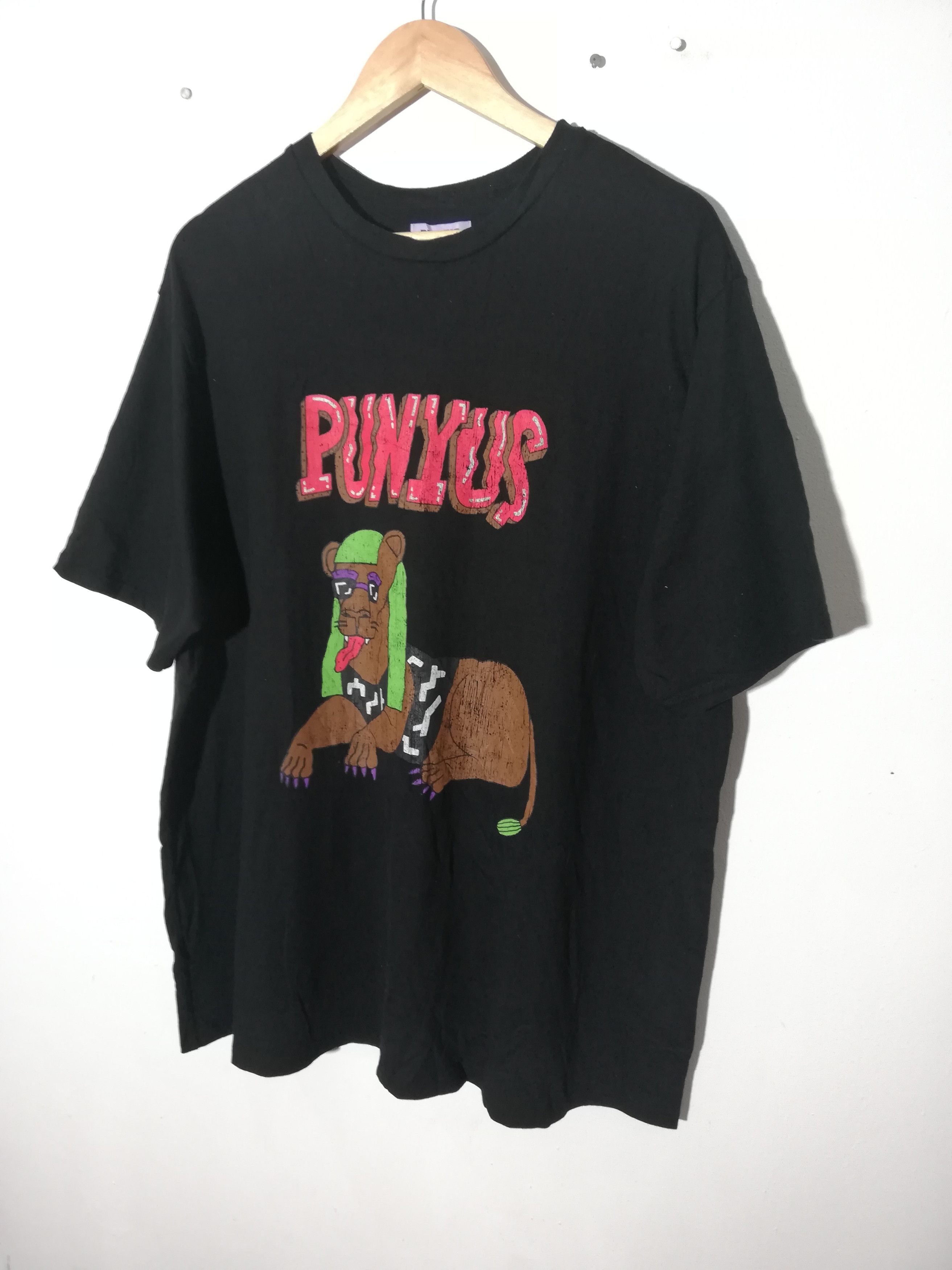 Japanese Brand × Streetwear Punyus Black T-shirt | Grailed