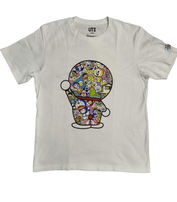 Japanese Brand Doraemon X Takashi Murakami Big Logo Tee Japan Designer