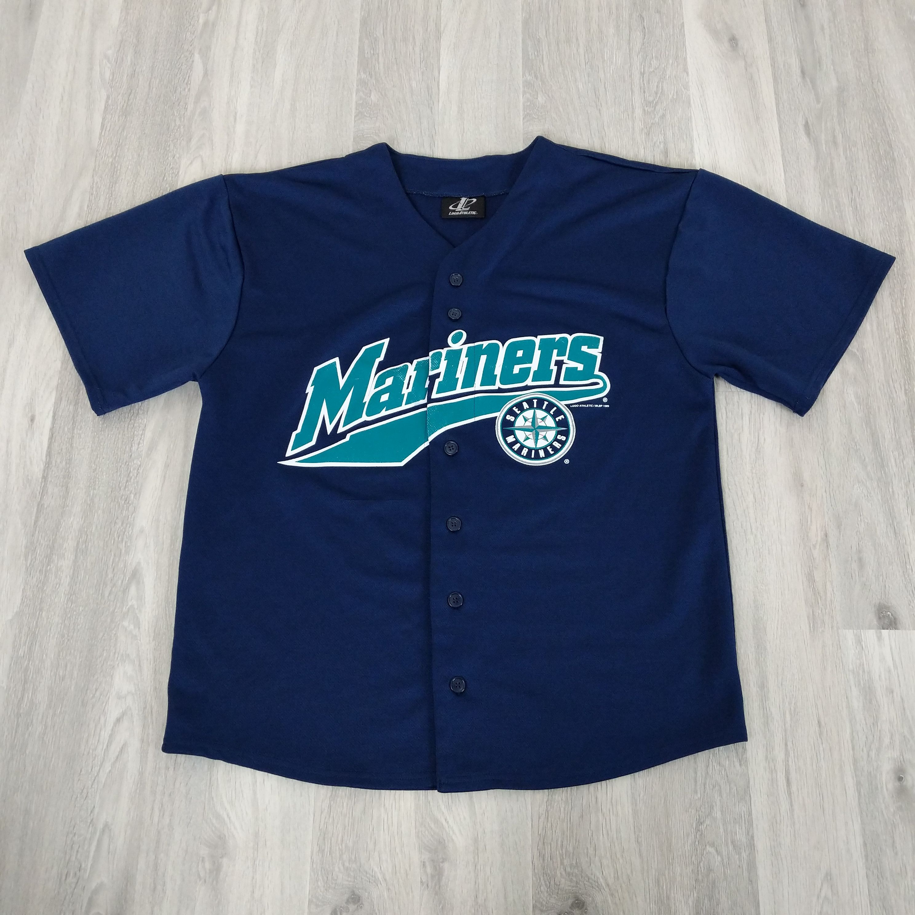 Logo Athletic × MLB × Vintage Vintage 90s Seattle Mariners Jersey Logo ...
