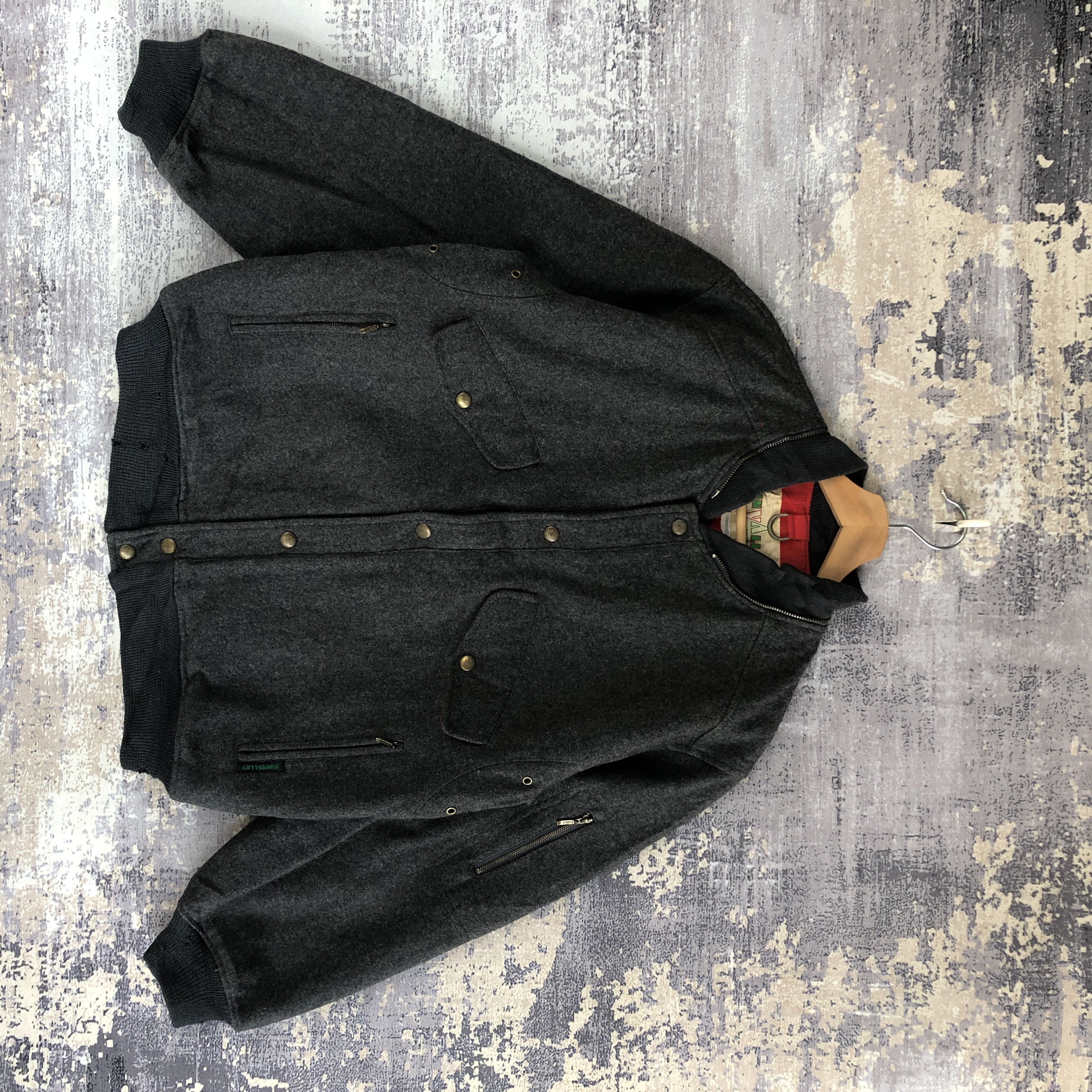 Bomber Jacket × Hype × Vintage SUN Valley Japanese Varsity Jacket ...