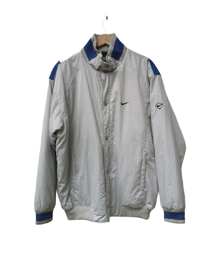 Nike × Vintage Nike Swoosh Snap Button Jacket | Grailed