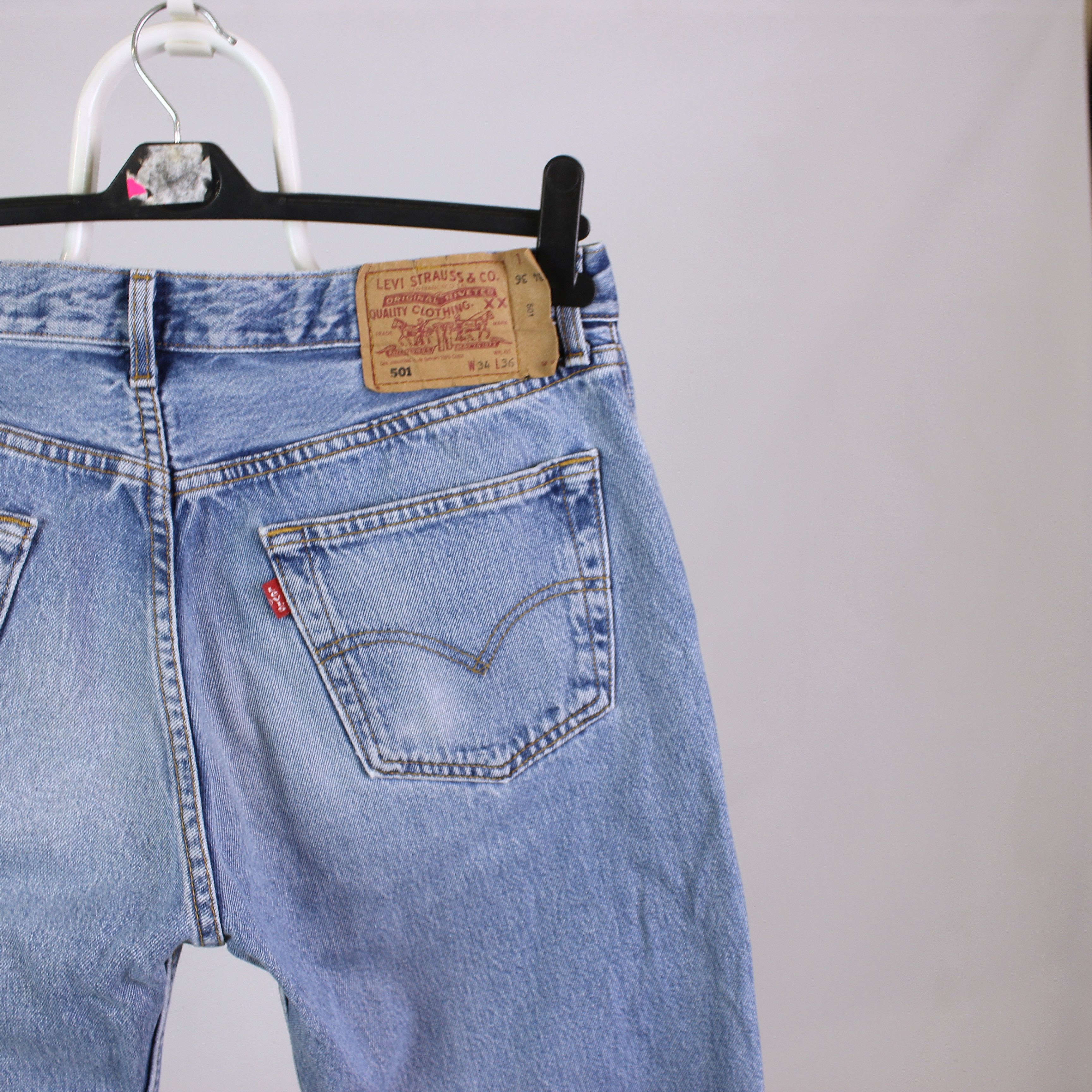 Levi's 501 levis levi's jeans denim rarity W34 L36 | Grailed