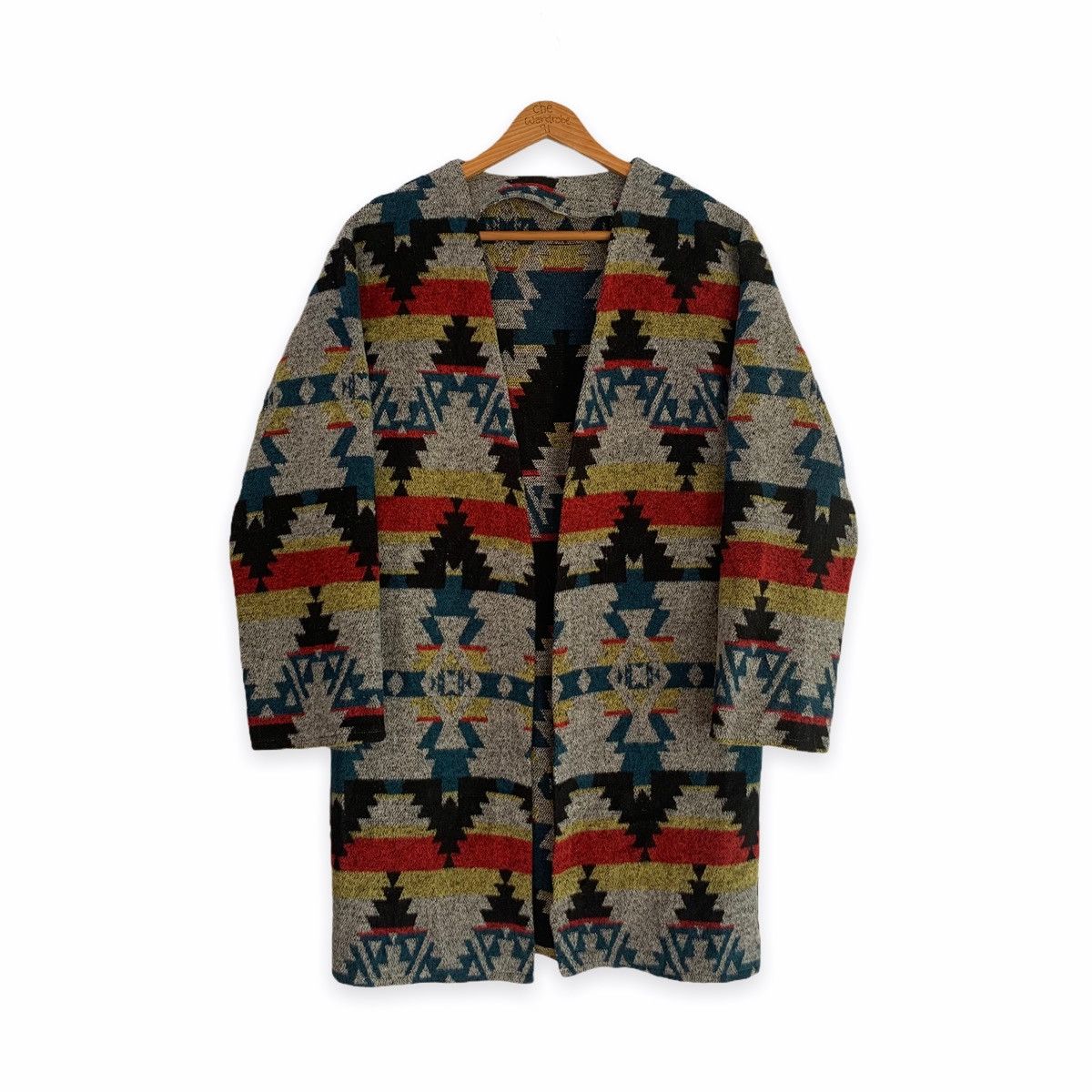 Cardigan × Navajo Navajo Aztec Pattern Long Cardigan | Grailed