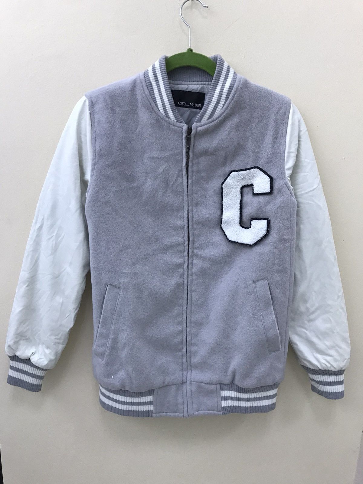 Varsity Cecil McBee Back Hit Logo Varsity Jacket | Grailed