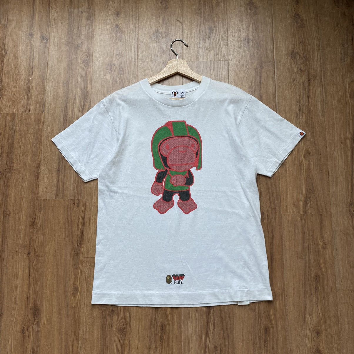 Bape × Vintage VINTAGE VERY RARE OG Bape Baby Milo General Ape T-Shirts ...