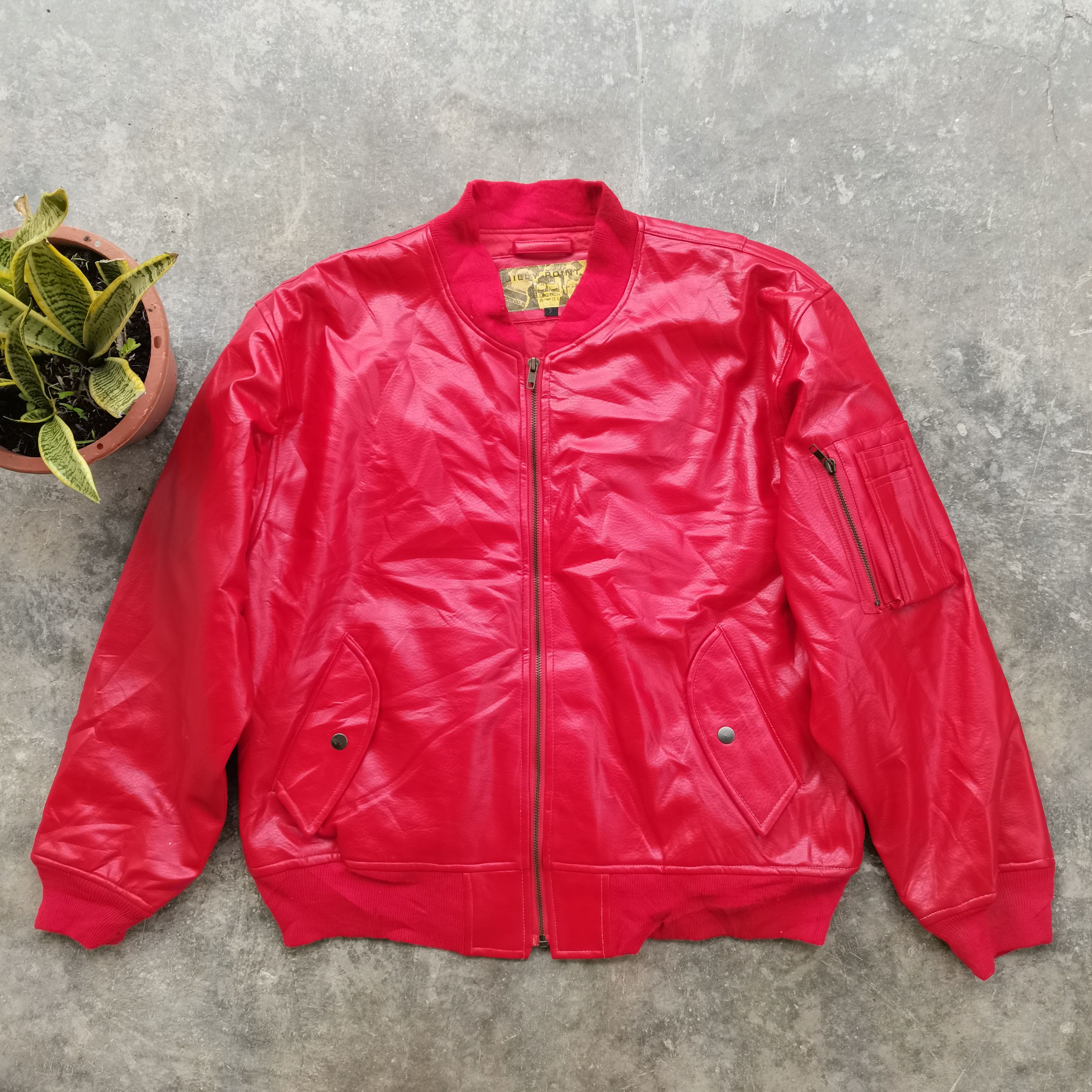 Bomber Jacket × Japanese Brand × Streetwear Archive ️ BILLY POINT Red ...